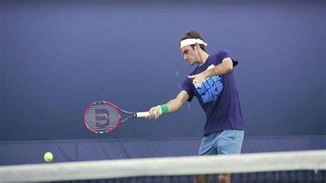 Roger Federer In Super Slow Motion Forehand 1 Western And Southern