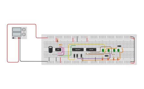 Circuit Design Mini Project By Eashwar S And Gaurisankar K Tinkercad