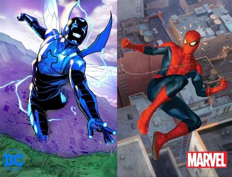 Blue Beetle Vs Spider Man Rbluebeetle