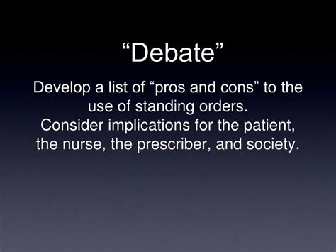 Ppt Extending Nursing Roles Through Protocols And Standing Orders