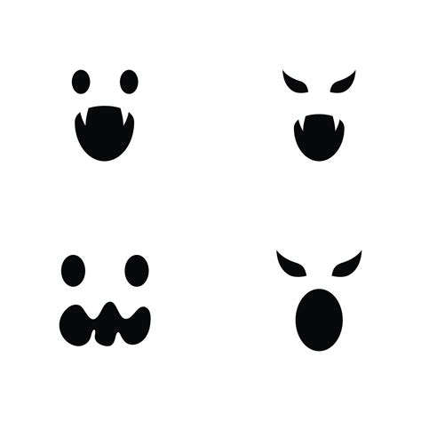 Ghost Icons Vector Illustration Vector Art At Vecteezy