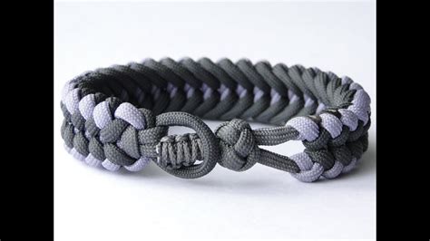 How To Make A Knot And Loop Sanctified Paracord Bracelet Bonus Cobra