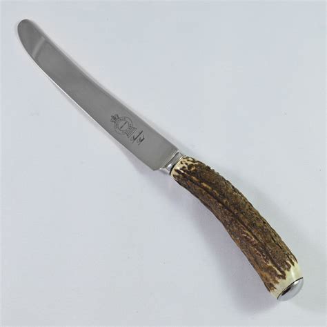 A Genuine Stag Handled Table Knife The Sheffield Cutlery Shop