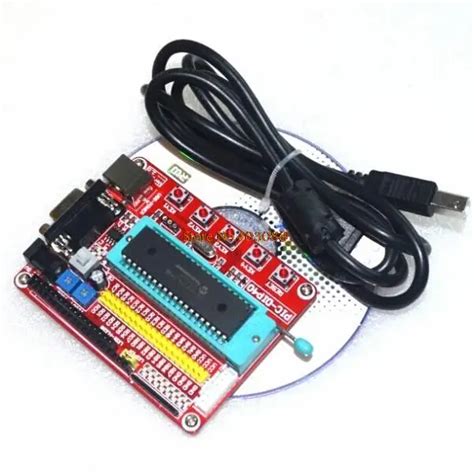 mini system pic development board microchip pic16f877 pic16f877a usb