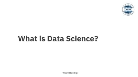 Defining Data Science A Comprehensive Overview Ppt