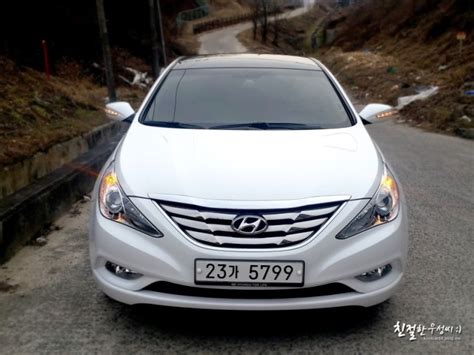 대전 Yf소나타 중고차 순정듀얼배기로 멋을 낸 깔끔한 흰색에 프라임 최고급형 네이버 블로그