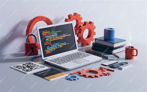 Premium Photo Coding Universe 3d Programming Desktop Computer Screen