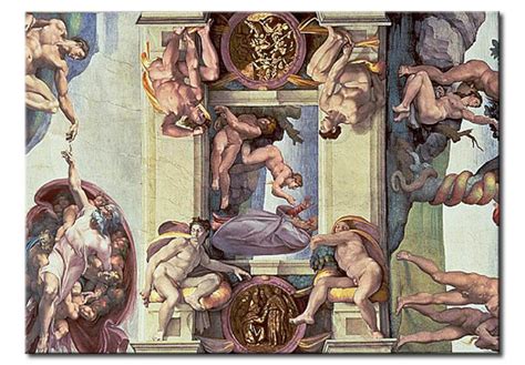 Reproduction Painting Sistine Chapel Ceiling Michelangelo Reproductions