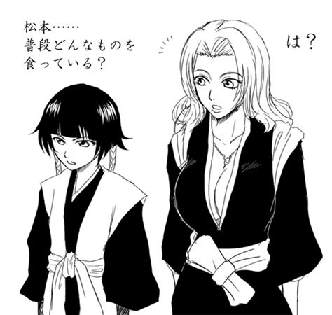 Matsumoto Rangiku And Sui Feng Bleach Danbooru