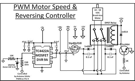 arduino 48v pwm motor speed controller questions general electronics
