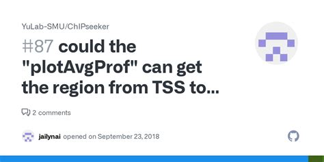 could the plotavgprof can get the region from tss to tts · issue