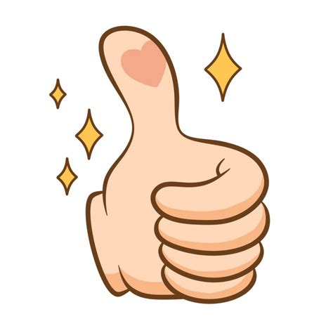 Thumbs Up Cartoon