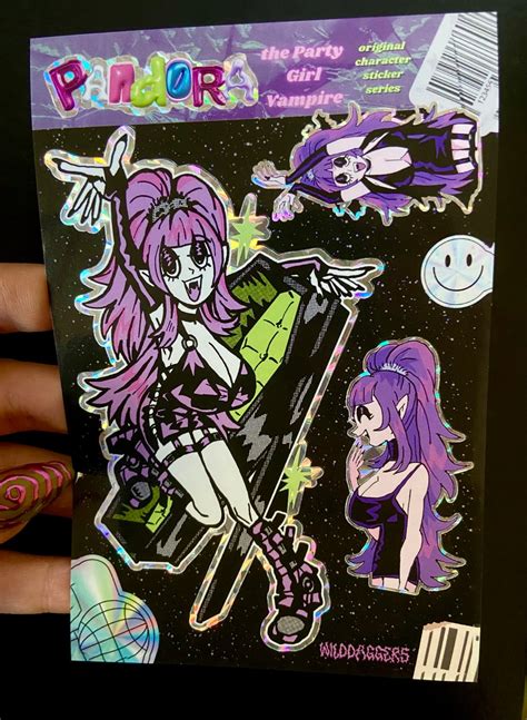 Pandora Oc Sticker Sheet Wilddaggers