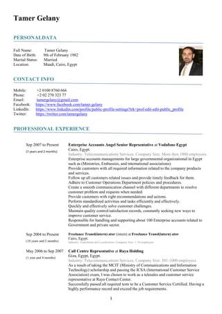 Tamer Gelany New PDF