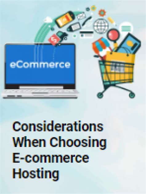Considerations When Choosing E Commerce Hosting Hostingseekers