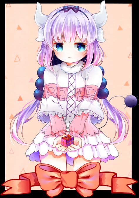 Kanna Kamui Anime Character Gift Png Image