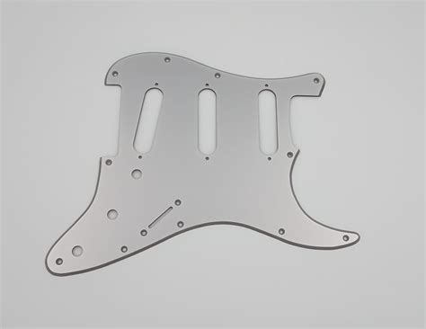 11 Hole Metallic Silver Acrylic Pickguard For Us Mex Fender Reverb