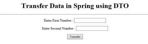 How To Transfer Data In Spring Using Dto Geeksforgeeks
