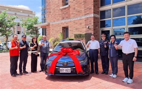 地方企業上水立方熱心公益丨捐贈巡邏車守護新湖治安