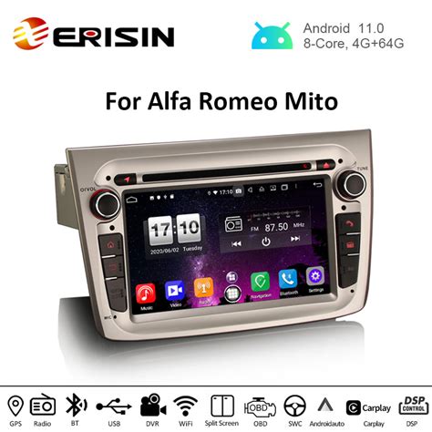 Erisin ES8520R 7 Android 12 0 Car Stereo For Alfa Romeo Spider 159