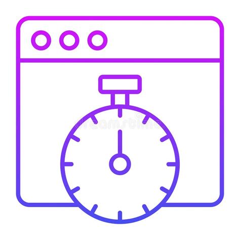 Web Optimization Icon Modern Illustration Stock Vector Illustration