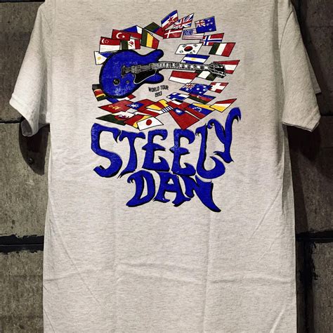 Steely Dan 1993 World Tour T Shirt Steely Dan Tour 93 Shirt Steely