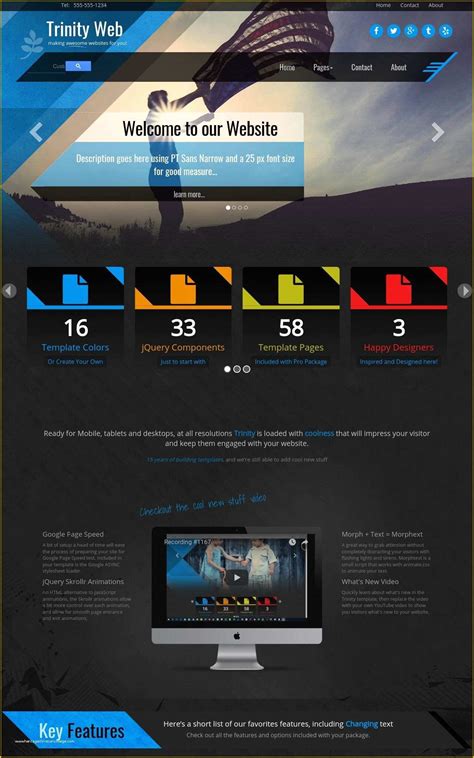 54 Dreamweaver Web Design Templates Free Heritagechristiancollege