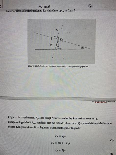 Friktionstal Och Konstant Hastighet Fysik Fysik 1 Pluggakuten