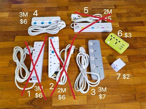 Extension Socket Extension Cord 2m 3m One To Multiple Socket Conversion Plug Tv And Home