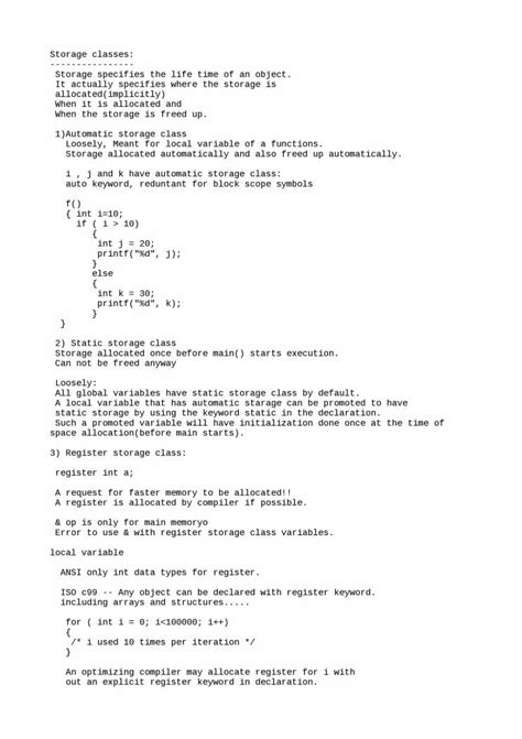 C Language Notes Learnpick India