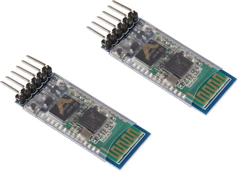 aediko 2pcs hc 05 wireless bluetooth rf transceiver master slave