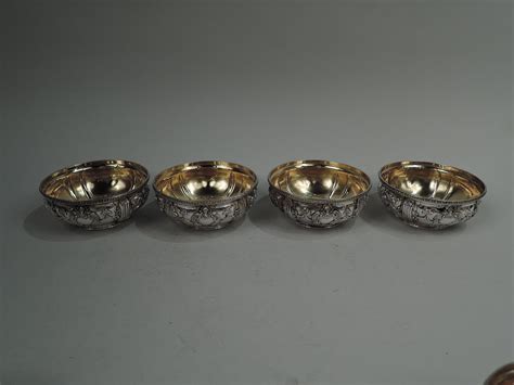Set Of 12 Reed And Barton Louis Xv Sterling Silver Dessert Bowls 1929