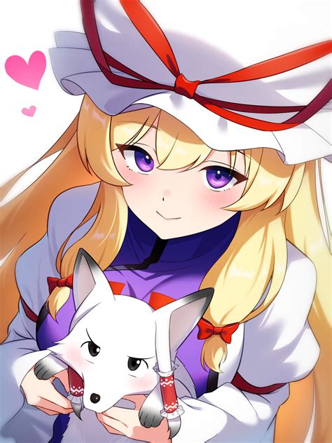 Kaidama Hakurei Reimu Hakurei Reimu Fox Yakumo Yukari Touhou