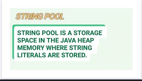 Anusha M On Linkedin What Is String Pool In Java