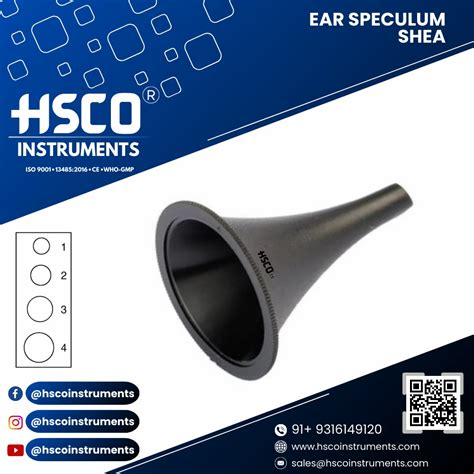 Stainless Steel Hsco Hartmann Ear Speculum For Hospital At Rs 999