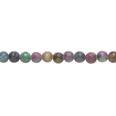 Ruby In Kyanite 1pkg1 Round Bead 8 Inch 4mm 2366ge