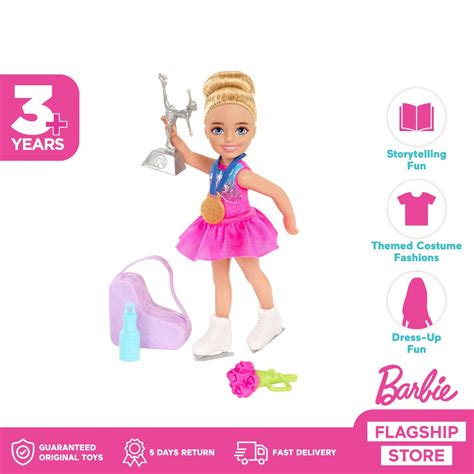 Jual Barbie Chelsea Can Be Playset Ice Skater Doll Mainan Boneka