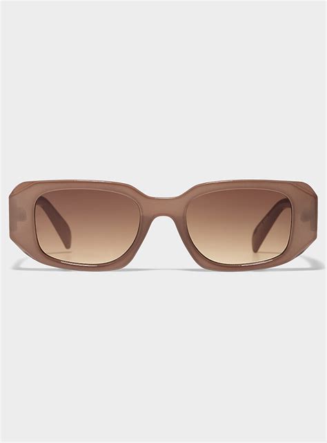 Kiara Rectangular Sunglasses Simons Shop Womens Sunglasses Under