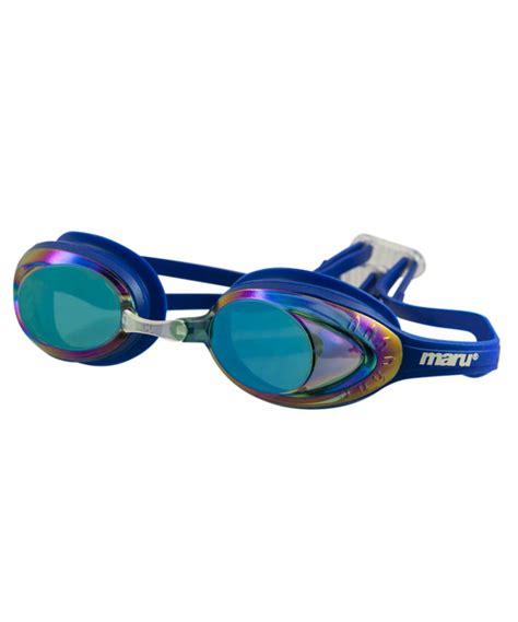 Sonic Mirror Anti Fog Goggles Blue And Purple Maru Maru Swimwear