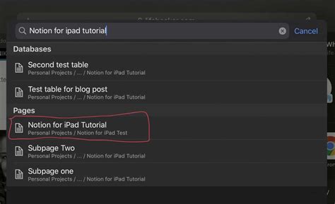 Notion For Ipad The Definitive Guide With Video And Screenshots The Productive Engineer