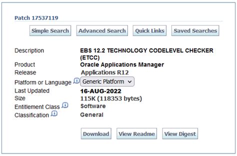 July 2022 Updates To Ebs Technology Codelevel Checker Etcc Part Ii