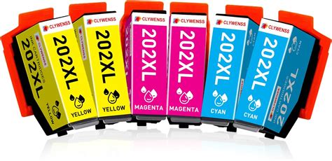 Clywenss XL Ink Cartridges Compatible With Epson XL XL Multipack For Expression