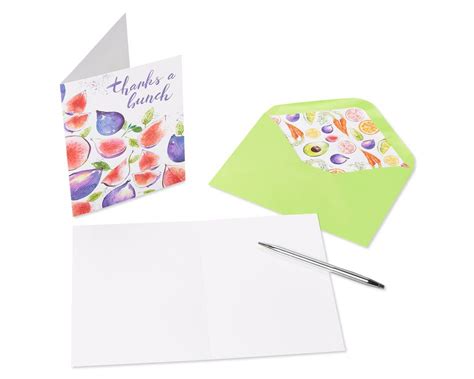 Blank Inside Fruits And Vegetables Thank You Boxed Blank Note Cards