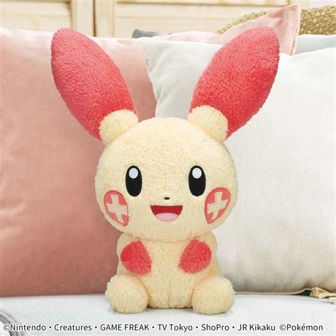 Plush Plusle Mecha Mofugutto Pokémon Meccha Japan