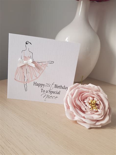 Personalised Ballet Dancer Birthday Card Etsy Uk