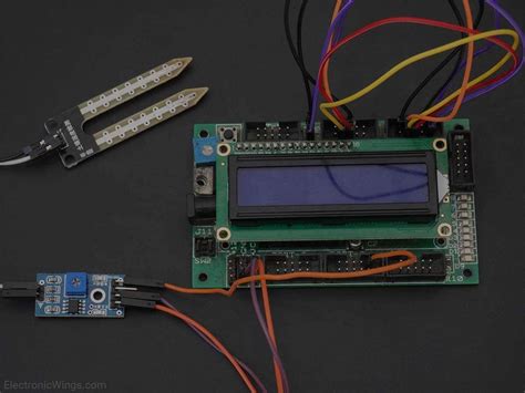 Soil Moisture Sensor Interfacing With AVR ATmega16 32 AVR ATme