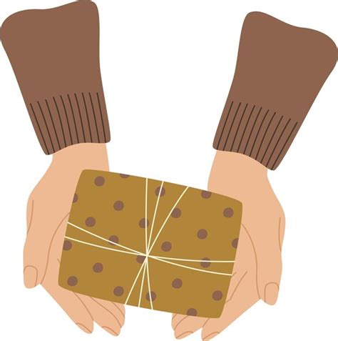 Premium Vector Hands Holding Present Box