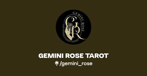 Gemini Rose Tarot Instagram Facebook Tiktok Linktree