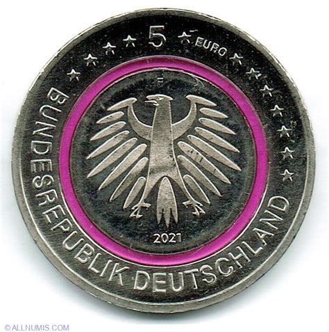 5 Euro 2021 F Polar Zone Commemorative Euro 2002 Germany Coin