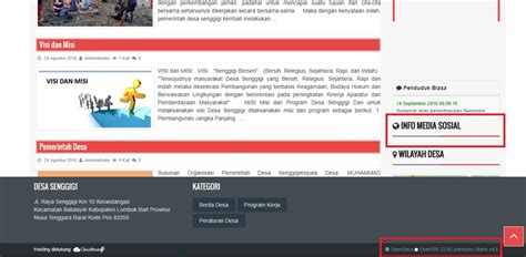 Bugerror Info Media Sosial Tidak Muncul Di Halaman Utama · Issue 4825 · Opensidopensid · Github